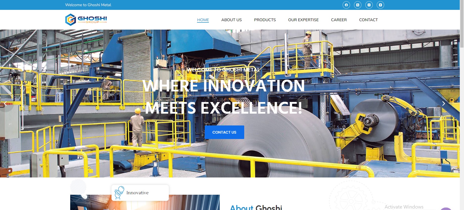 Products - Ghoshi Industries Ltd. | Ghoshi Metal